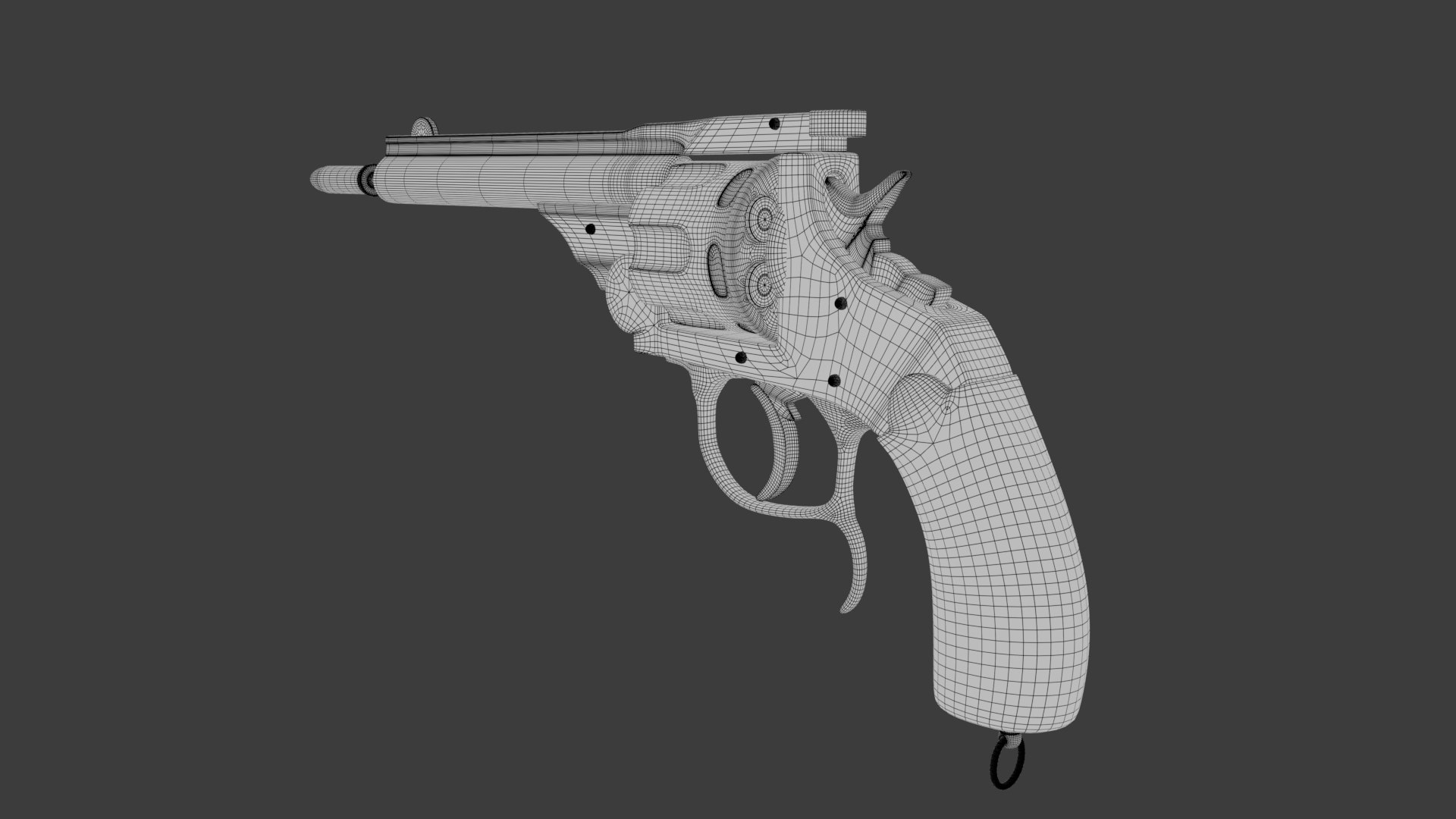 3D realistic revolver model - TurboSquid 1632829