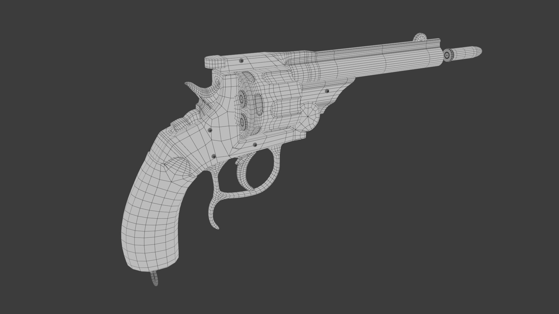 3D realistic revolver model - TurboSquid 1632829