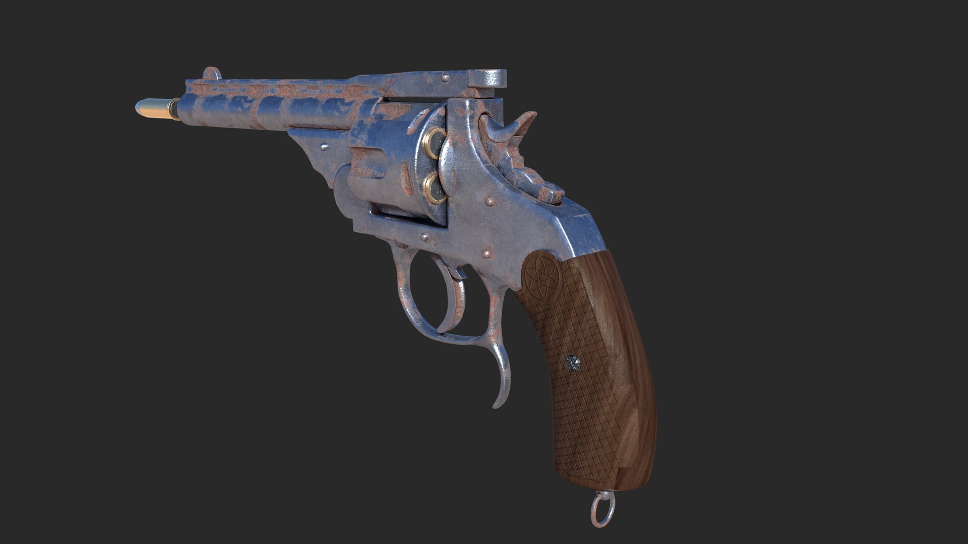 3D Realistic Revolver Model - TurboSquid 1632829
