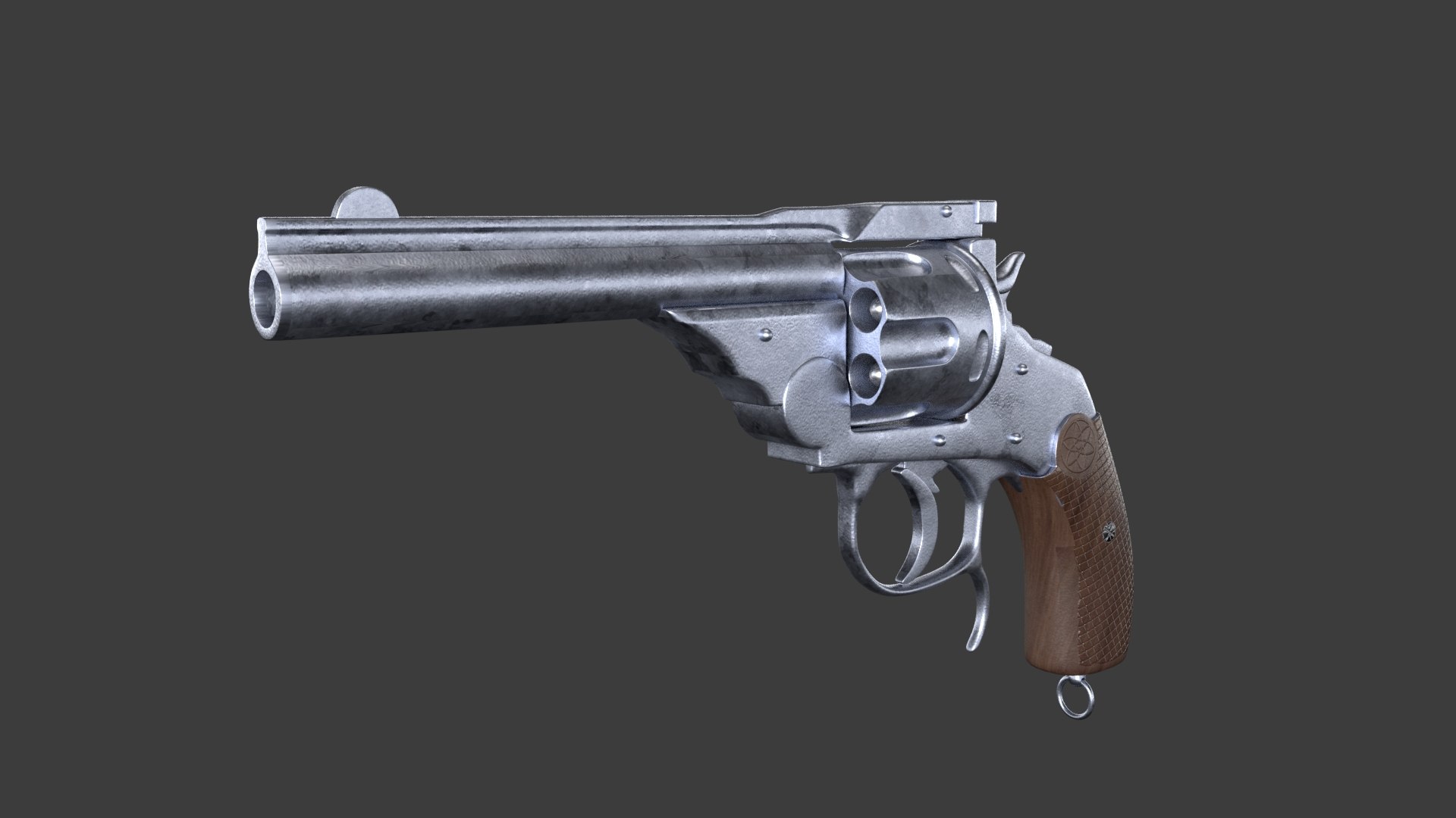 3D Realistic Revolver Model - TurboSquid 1632829