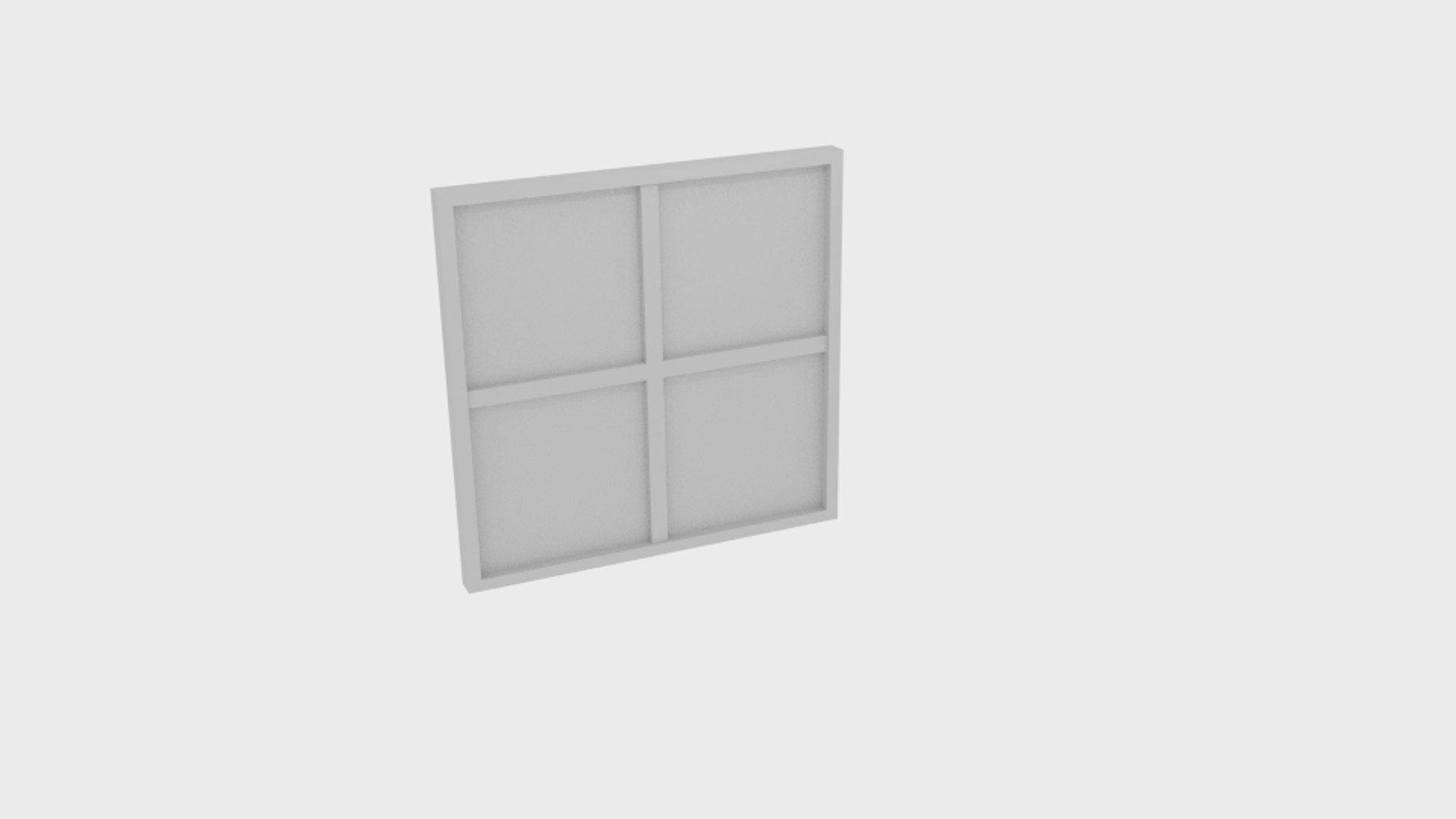 Wooden Square Window Model - TurboSquid 1198640