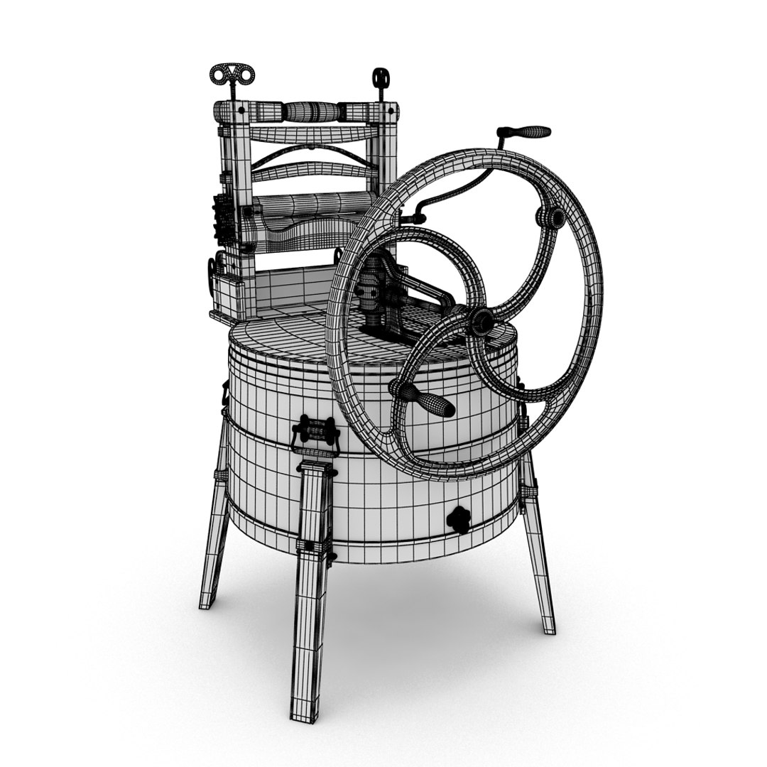 Washing Machine 3d Model