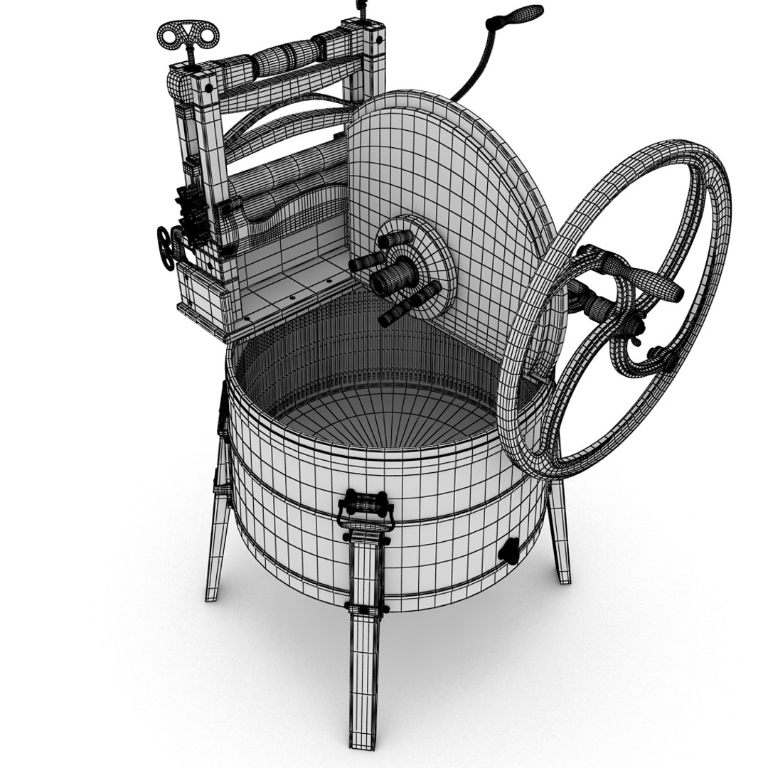 Washing Machine 3d Model