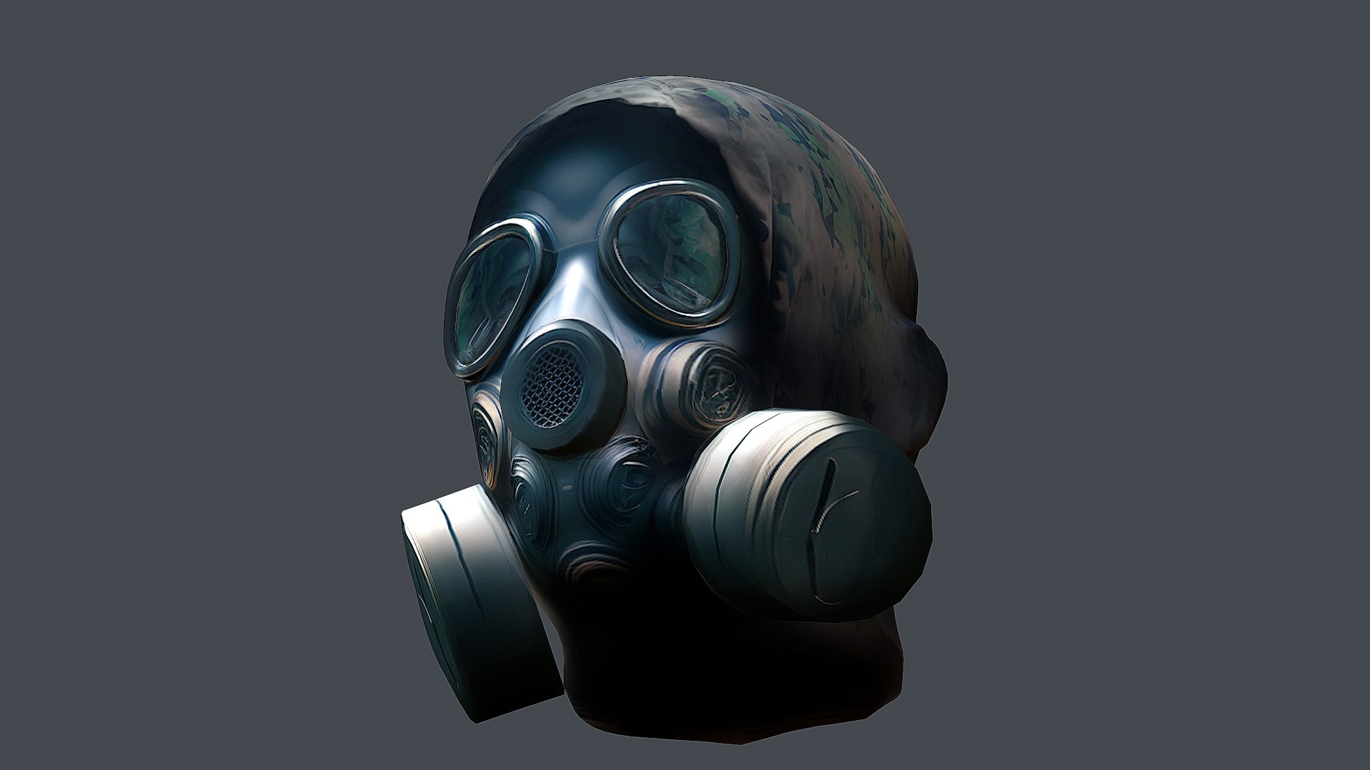 Gas mask helmet 3D model - TurboSquid 2027043