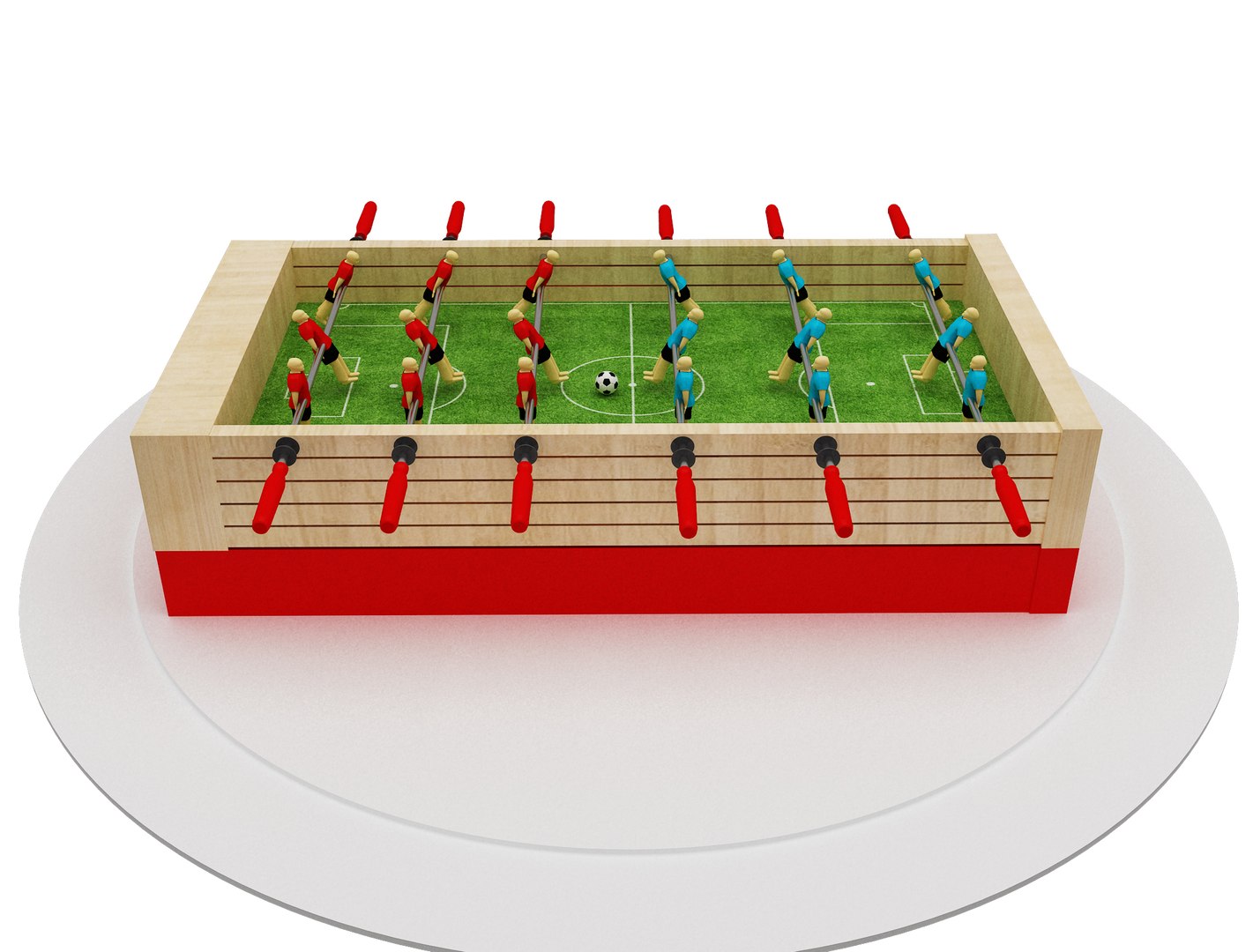 3D Soccer Football Game Table - TurboSquid 1930259