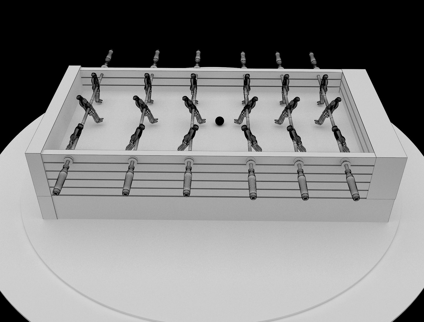 3D Soccer Football Game Table - TurboSquid 1930259