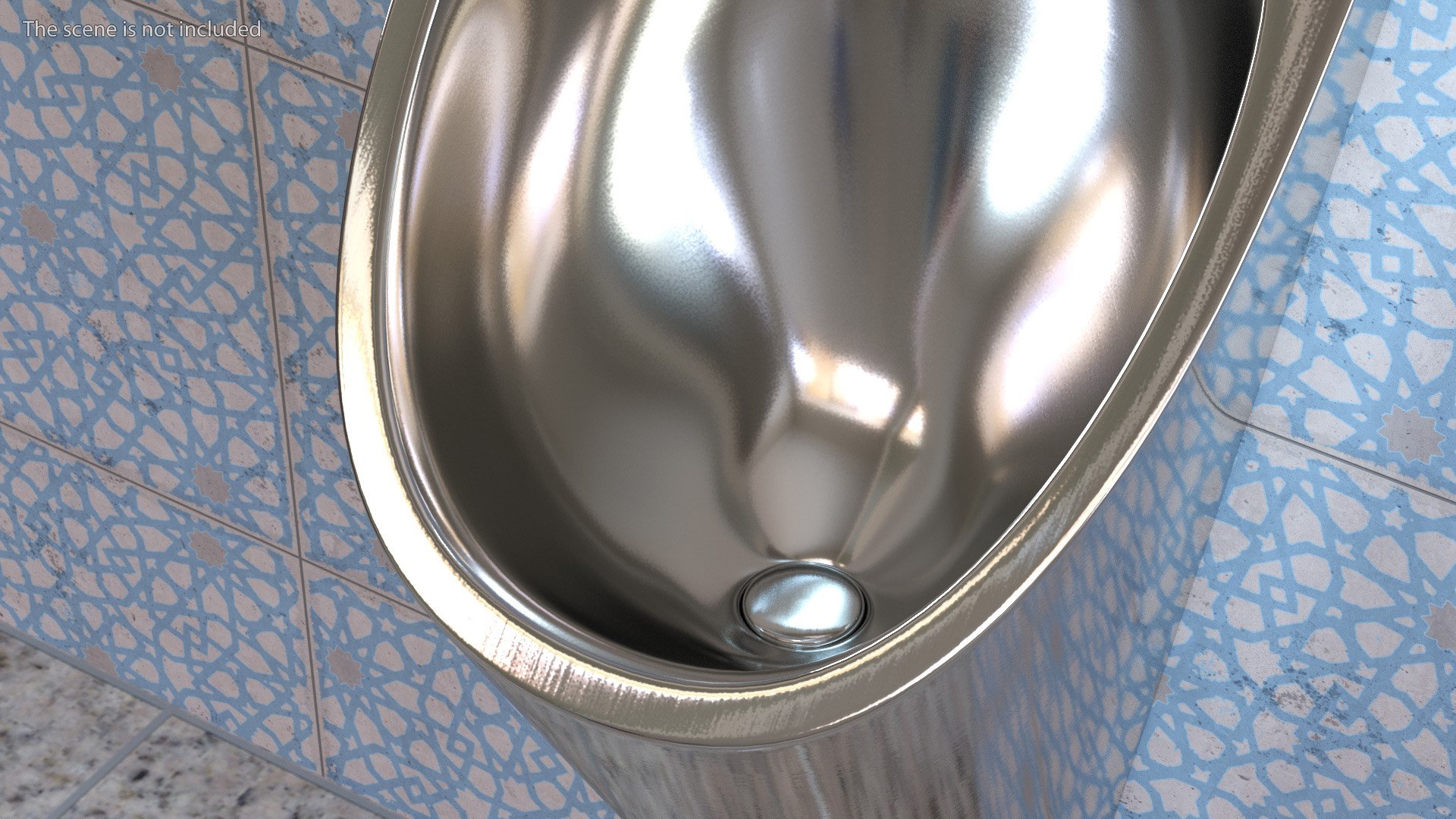 3D Stainless Steel Pod Urinal - TurboSquid 2035597