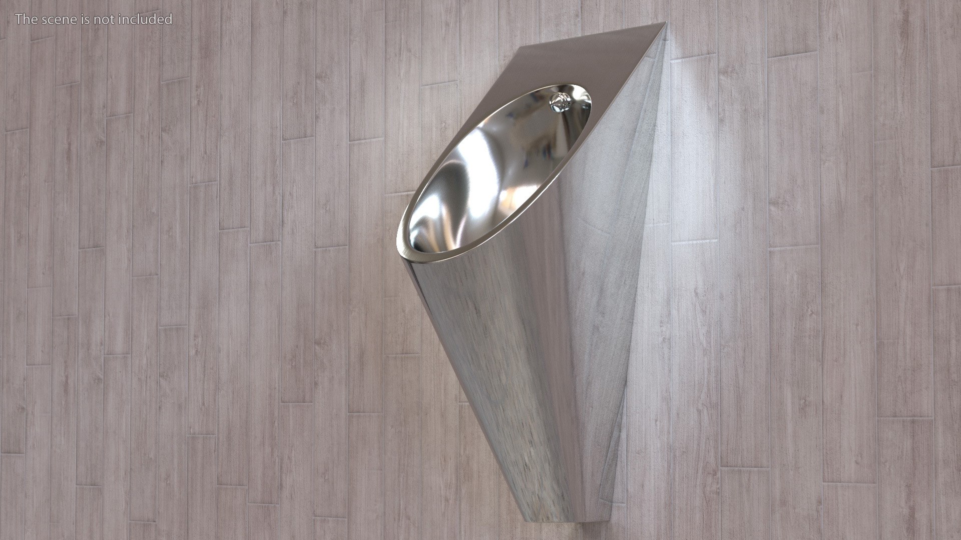 3D Stainless Steel Pod Urinal - TurboSquid 2035597