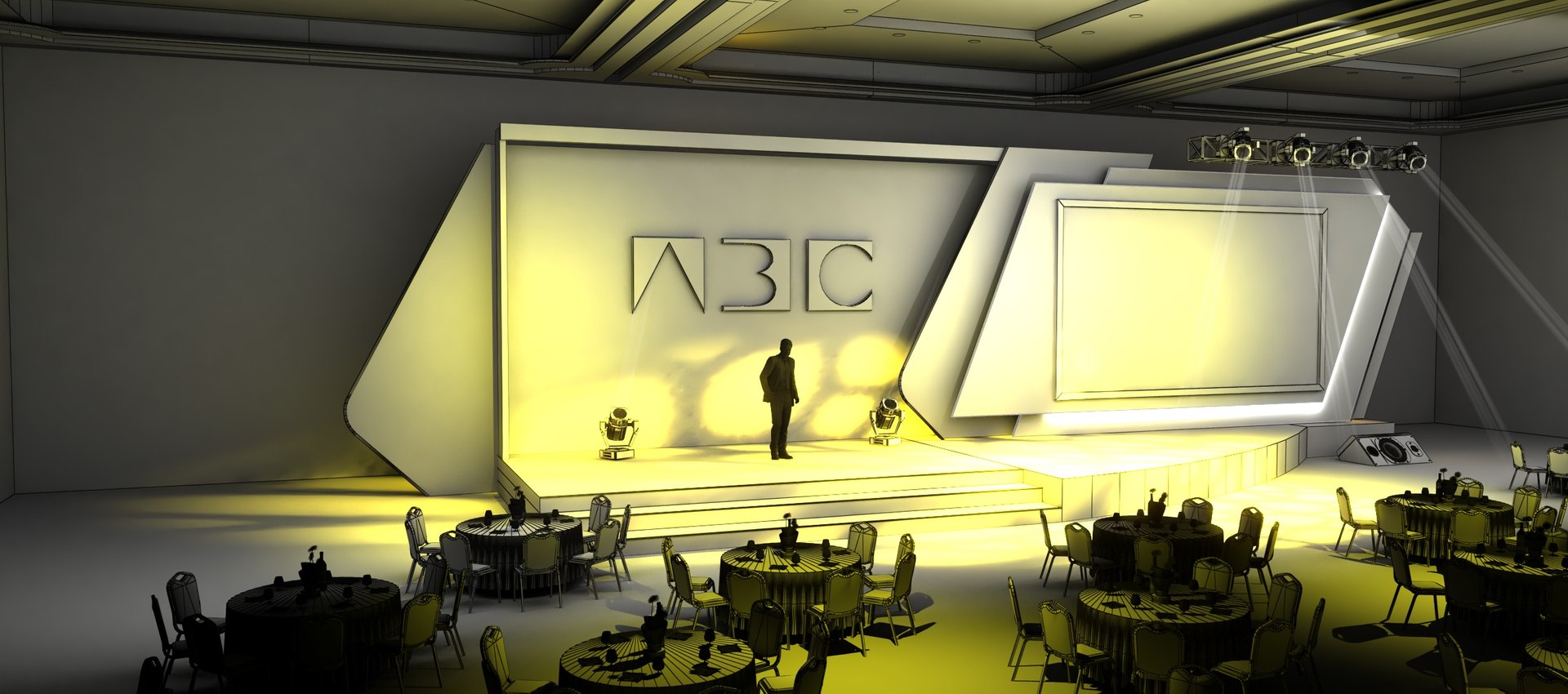 3D model Stage Idea dual screen -2 - TurboSquid 1978018