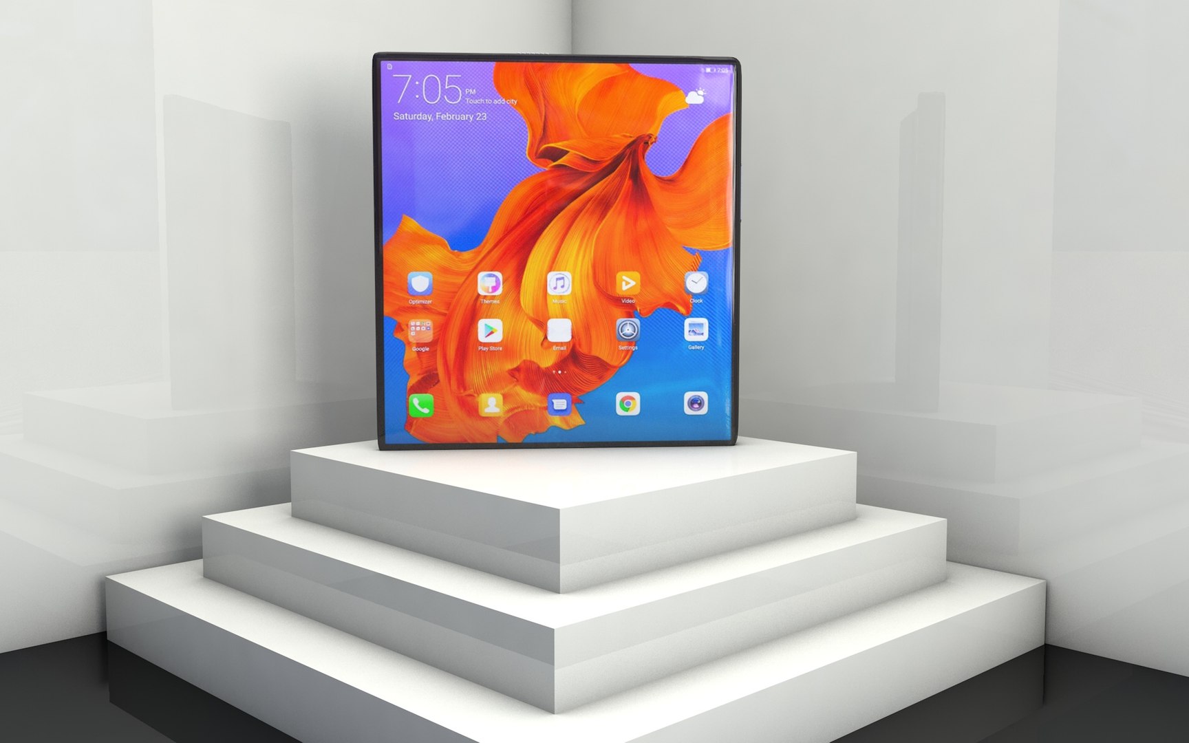 Huawei Mate X Modeled 3D Model - TurboSquid 1388063