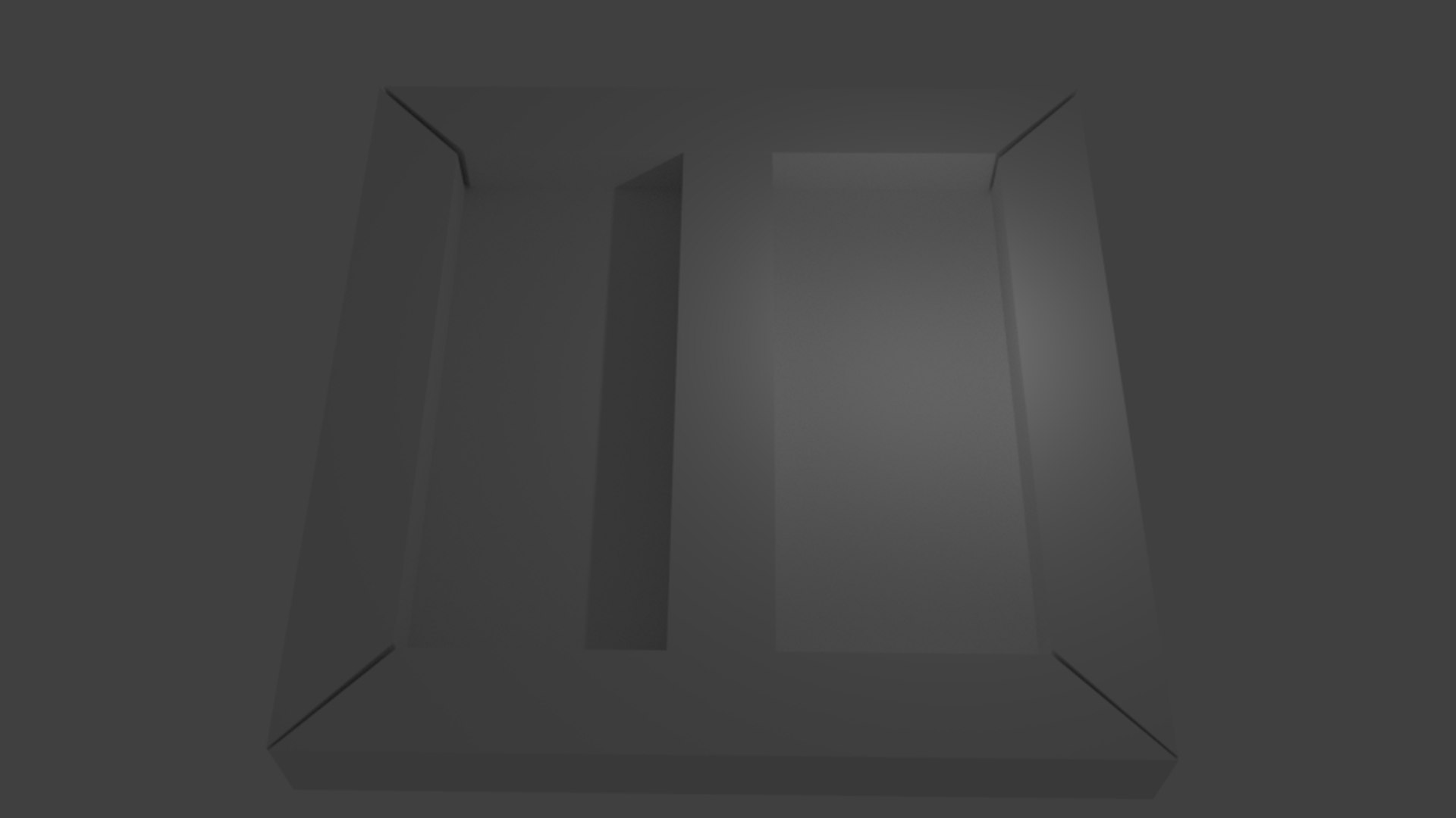 3D low-poly window - TurboSquid 1420274