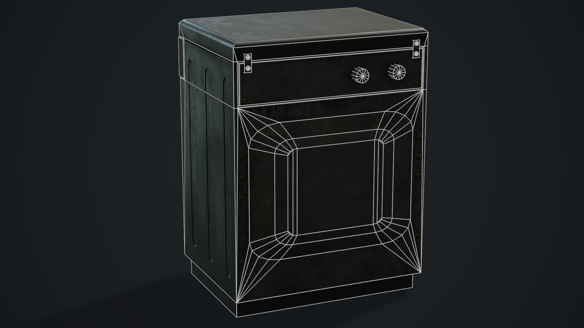 Realistic Old Washing Machine - PBR Low Poly 3D Model - TurboSquid 2041133