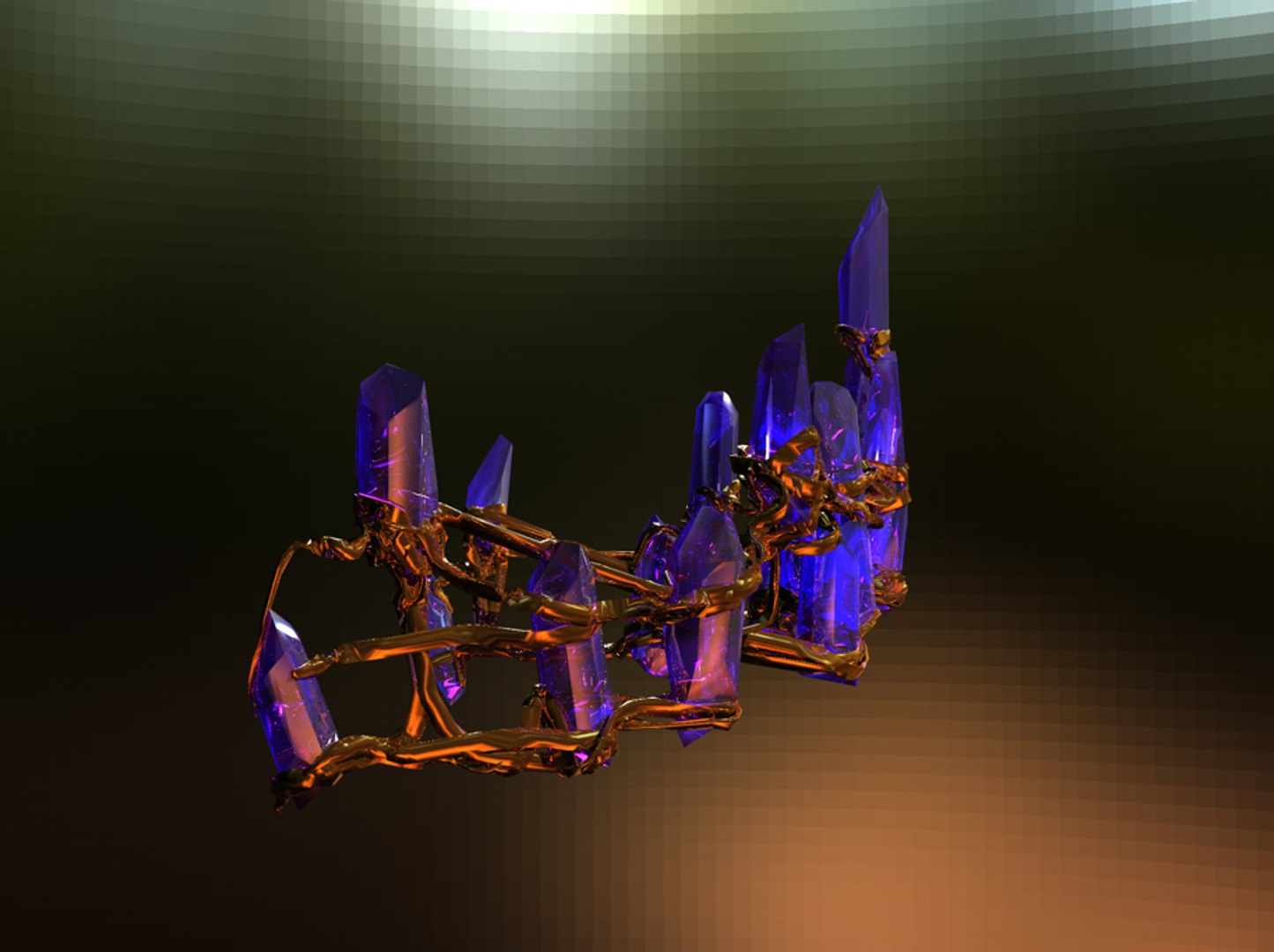 3d Crystal Crown Tiara