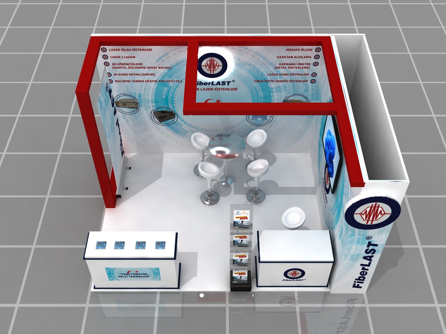 3D Modular Fair Stand Model - TurboSquid 1532515