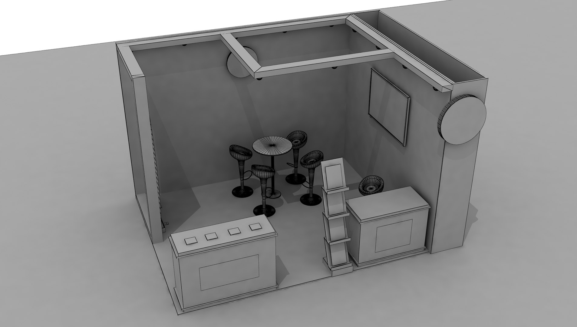 3D Modular Fair Stand Model - TurboSquid 1532515