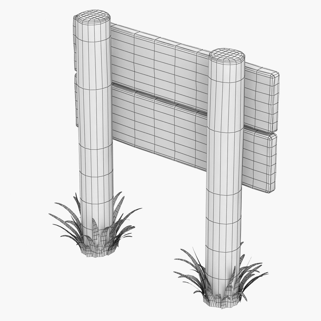3D Model Trail Sign - TurboSquid 1542237