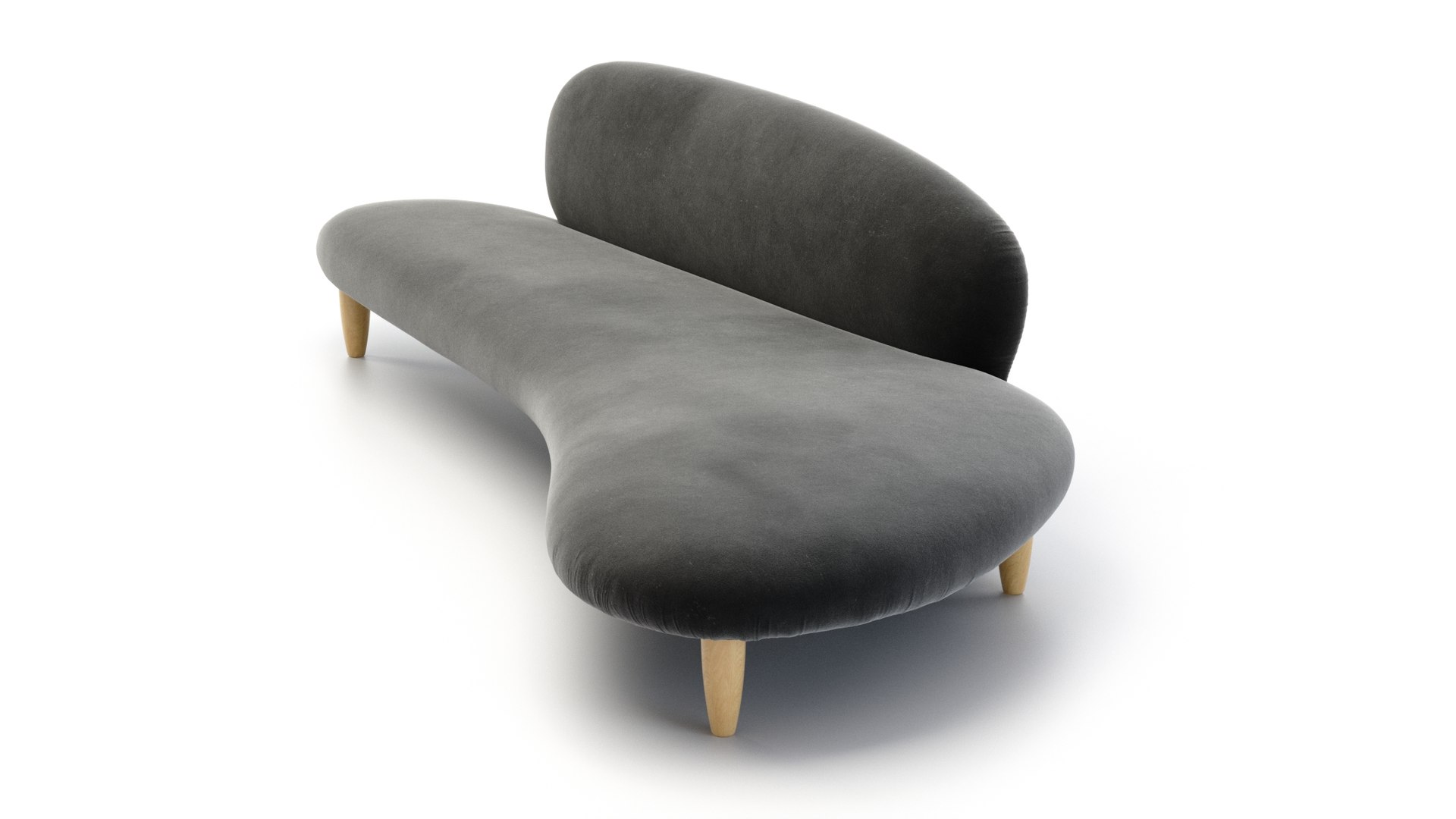 3D Freeform Sofa By Isamu Noguchi - TurboSquid 2219639