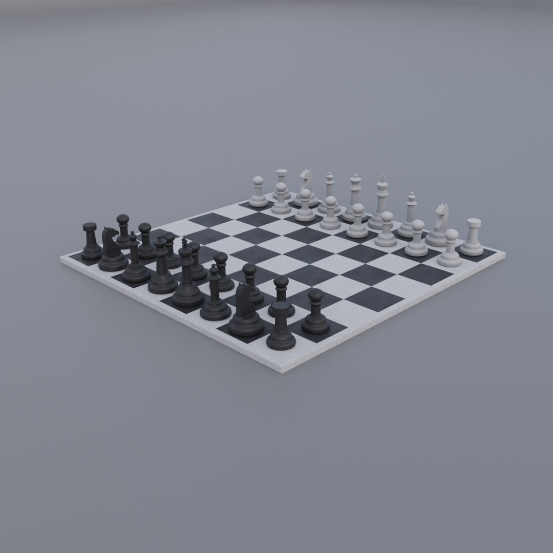 Chess Game 3D - TurboSquid 2305456