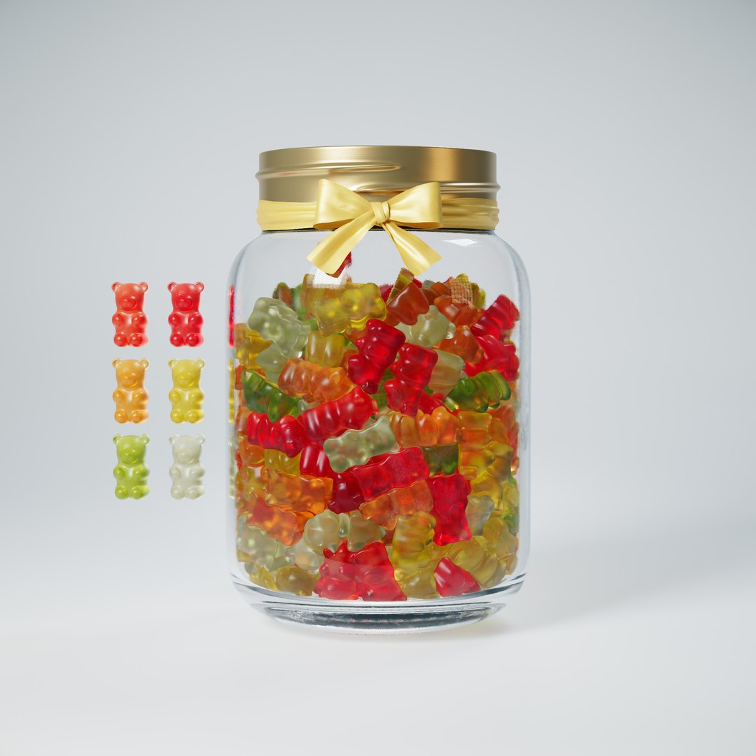 3D Gummy Bears Model - TurboSquid 1951628