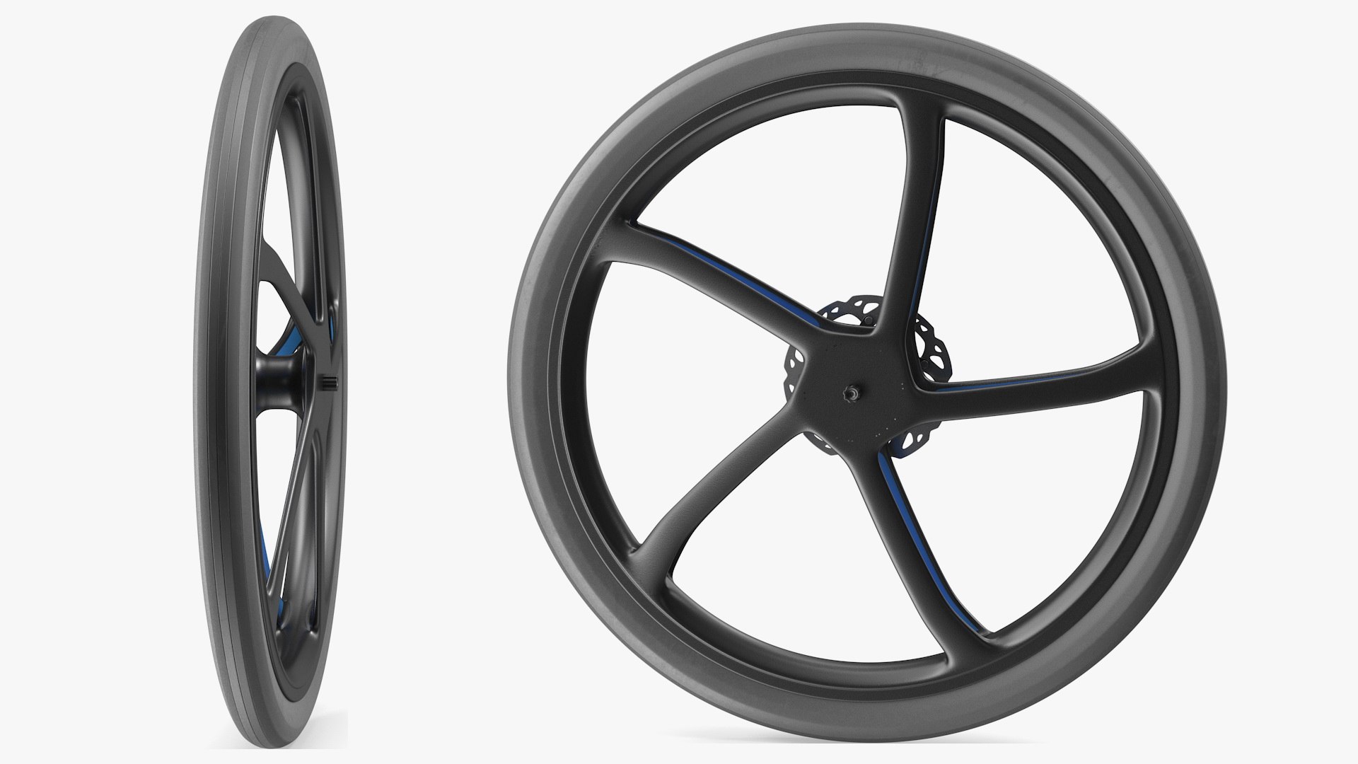 3D Carbon Fiber Bicycle Wheel - TurboSquid 1642197