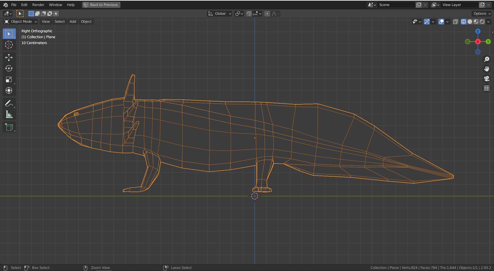 Low-poly Axolotl 3D Model - TurboSquid 1806891