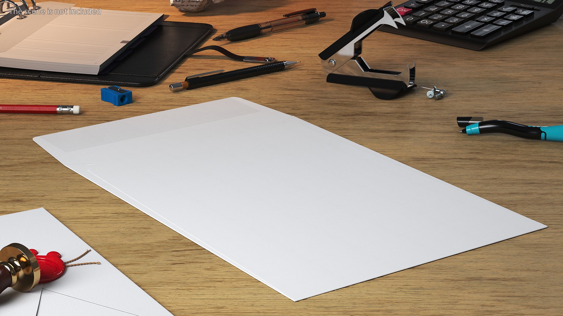 3D Paper Pocket Envelope White - TurboSquid 2215120