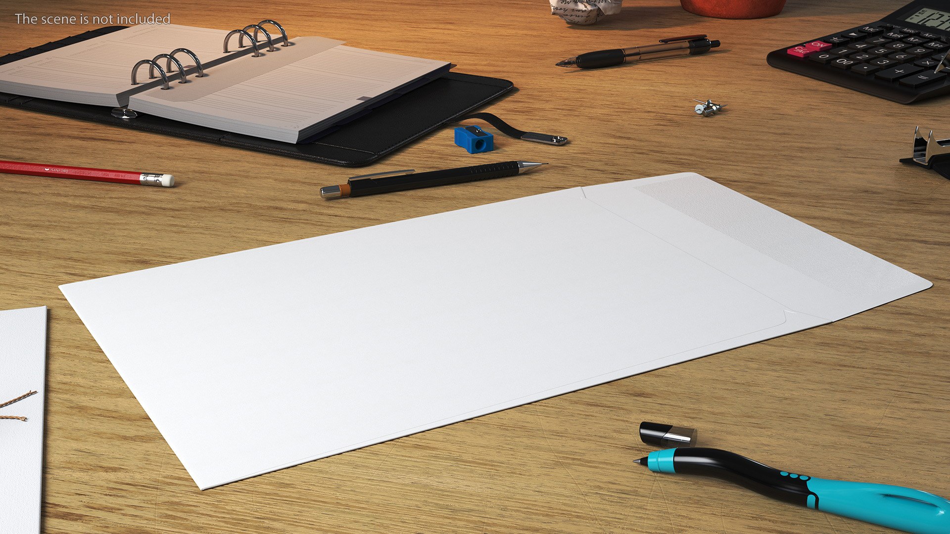 3D Paper Pocket Envelope White - TurboSquid 2215120