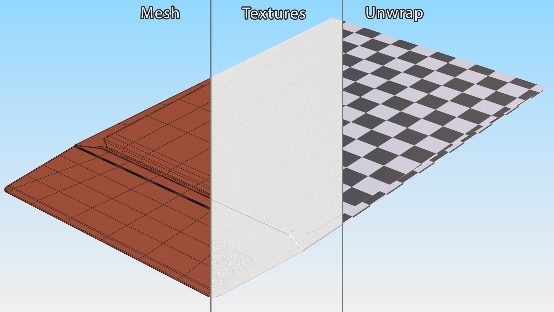 3D Paper Pocket Envelope White - TurboSquid 2215120