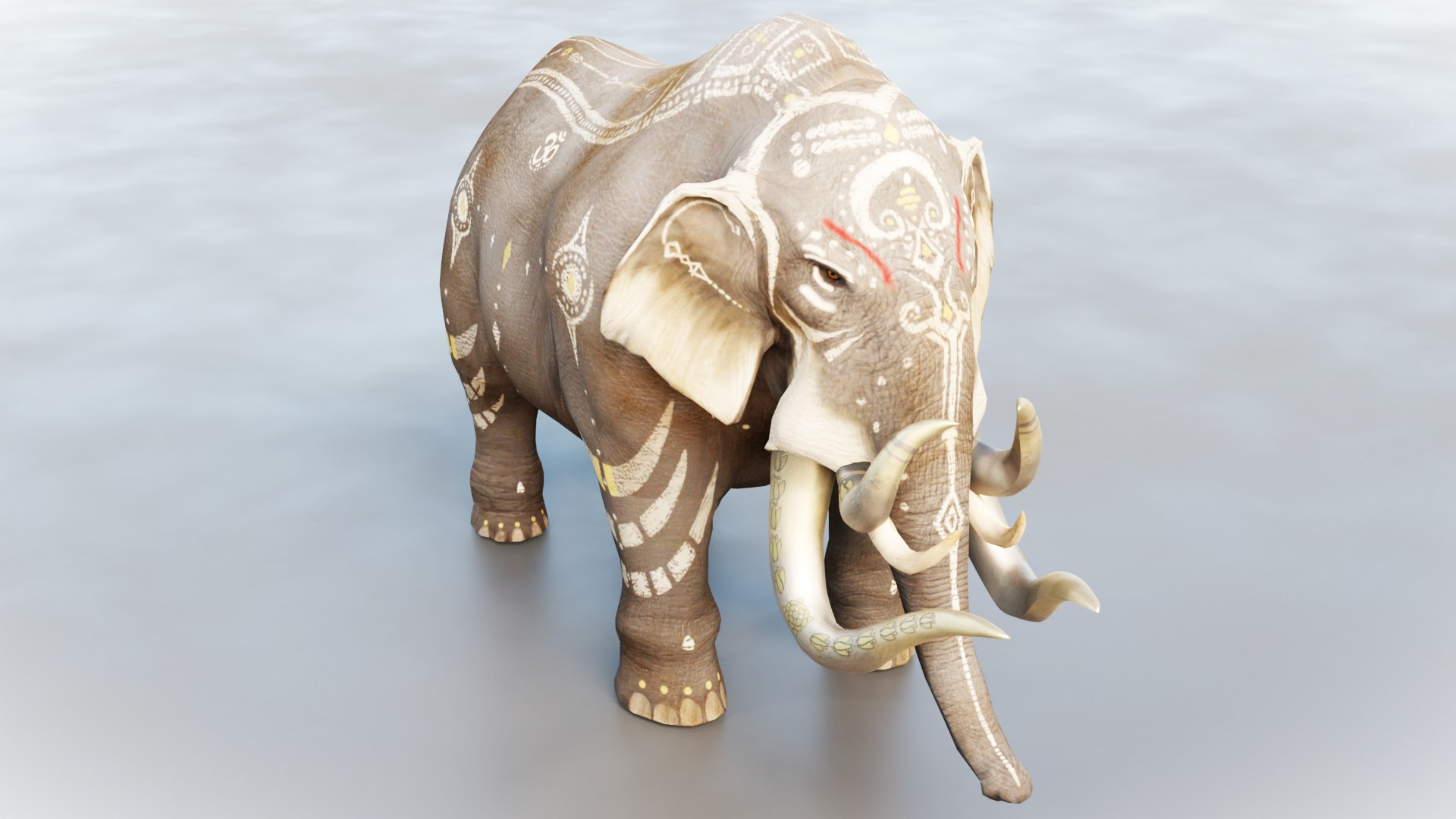 Asian Wild Elephant 3D Model - TurboSquid 2095410