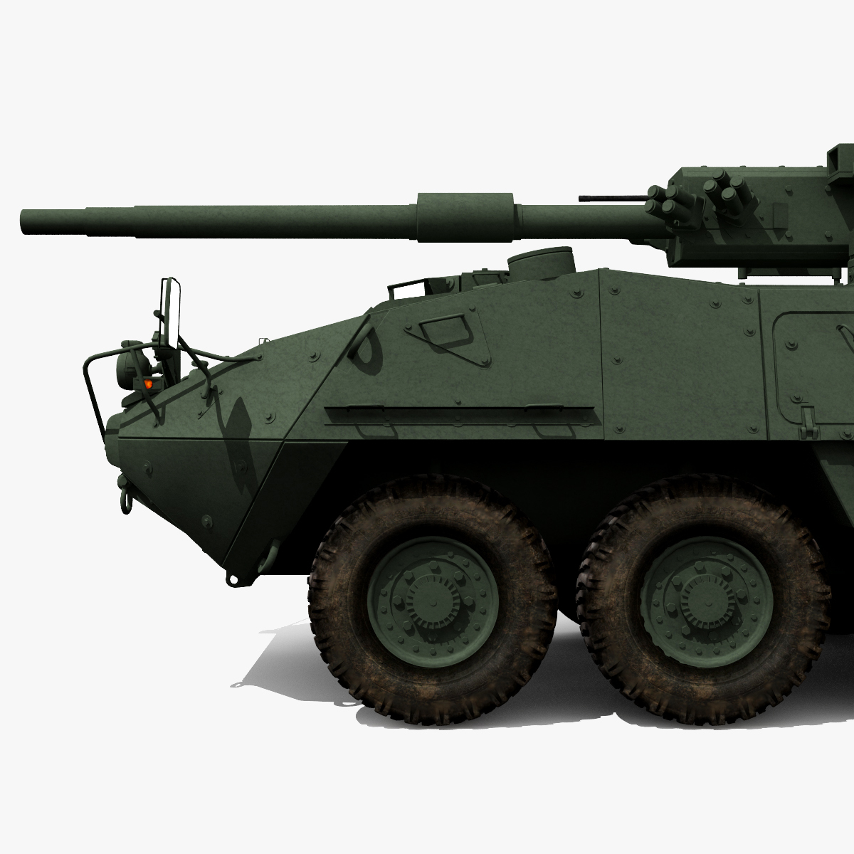 stryker m1128 mgs 3d model