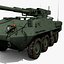 Stryker M1128 Mgs 3d Model