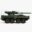 Stryker M1128 Mgs 3d Model