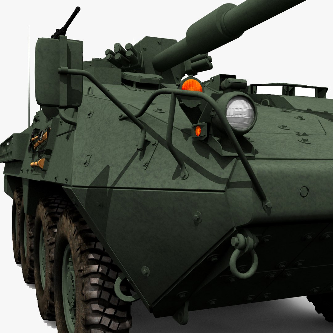 Stryker M1128 Mgs 3d Model