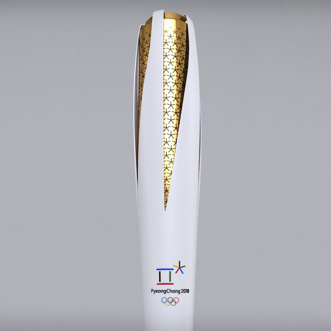 Pyeongchang olympic torch polys 3D model - TurboSquid 1206606