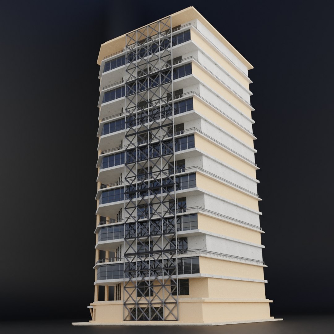 3D Modern Building - TurboSquid 1516582