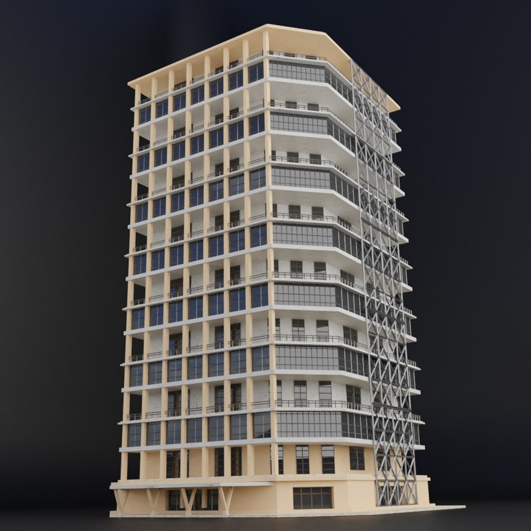 3D Modern Building - TurboSquid 1516582