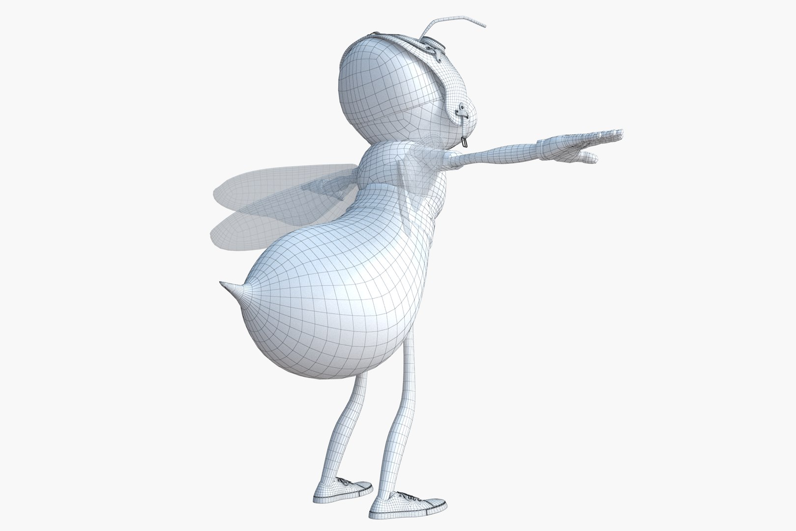 Bee Cartoon Character 3D Model - TurboSquid 1321916