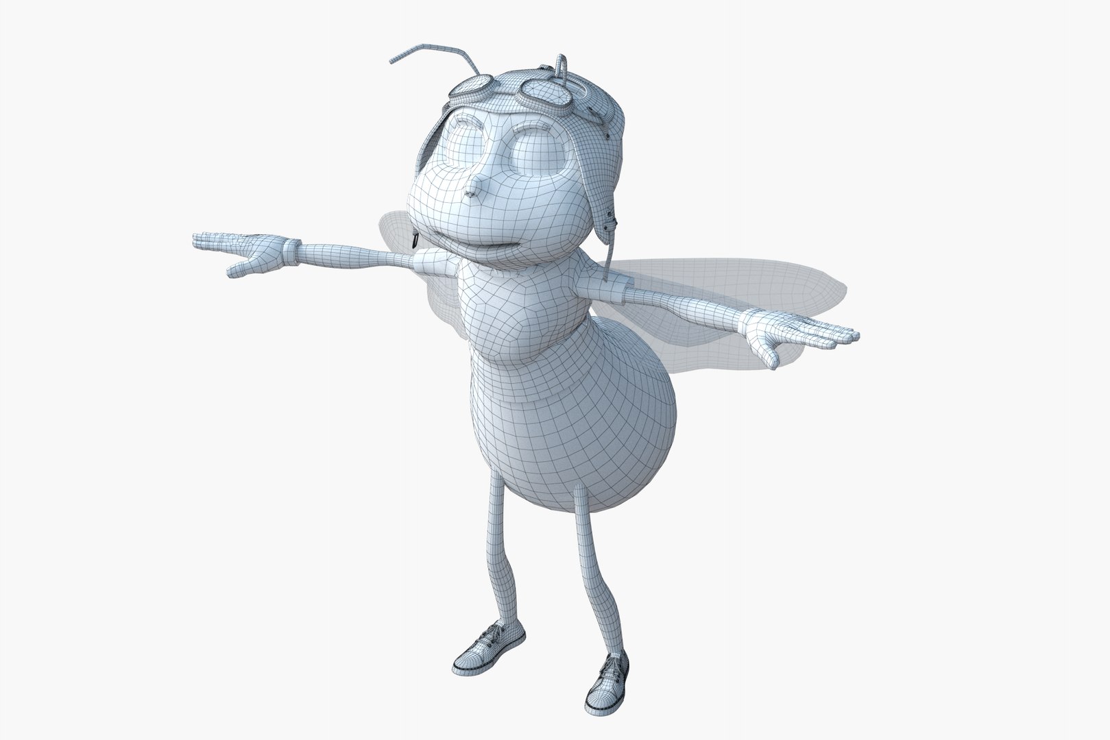 Bee Cartoon Character 3D Model - TurboSquid 1321916