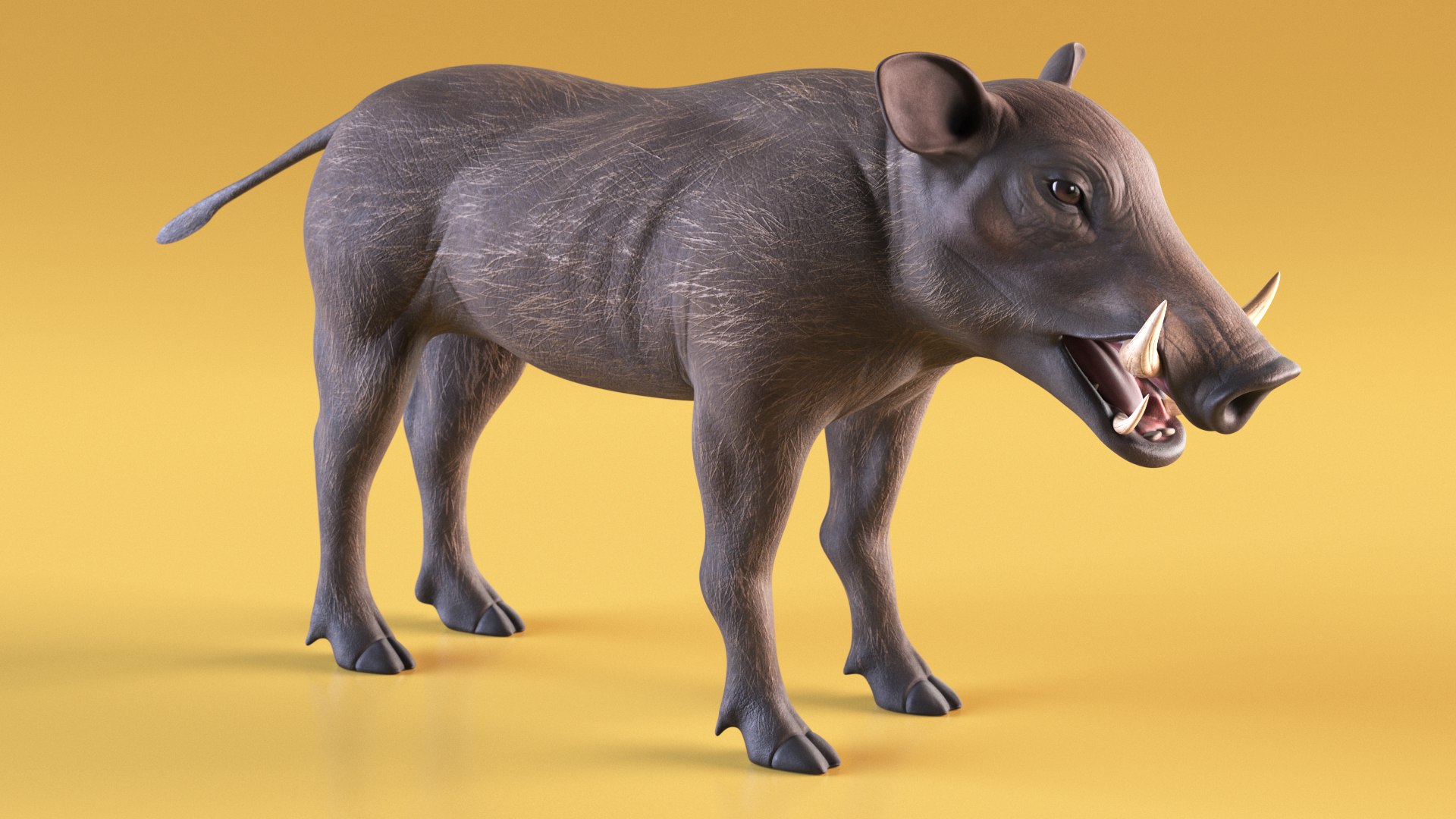 Warthog Basic Pose 3D Model - TurboSquid 2220169