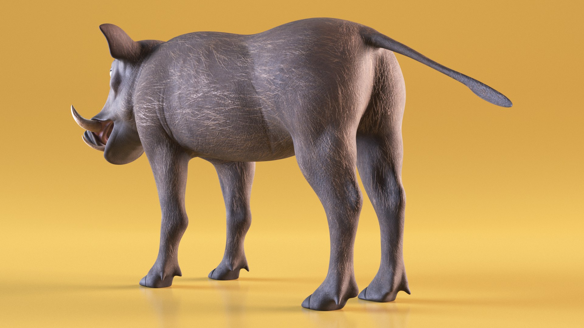 Warthog Basic Pose 3D Model - TurboSquid 2220169