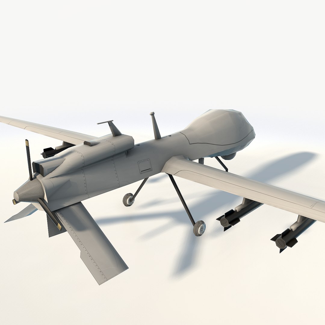 3d Predator Fighter Drone Uav Model