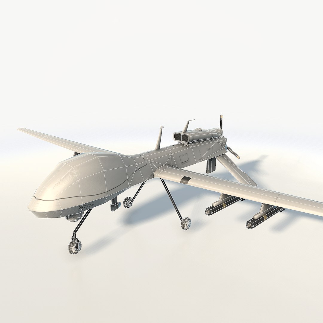 3d Predator Fighter Drone Uav Model