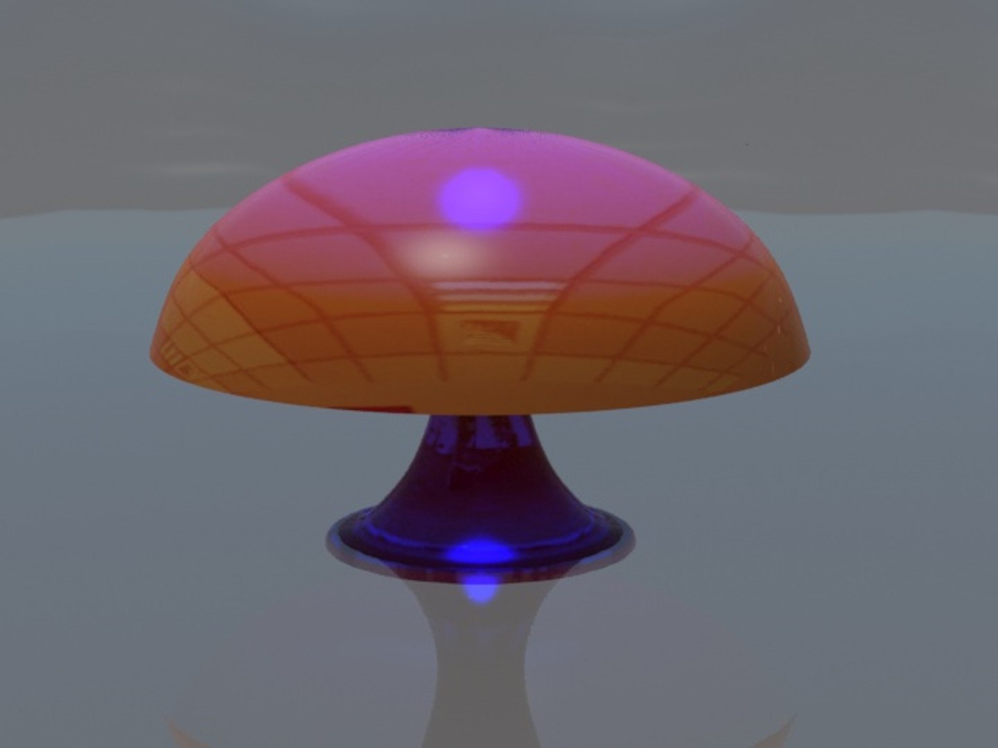 3d Model Of Mushroom Lamp