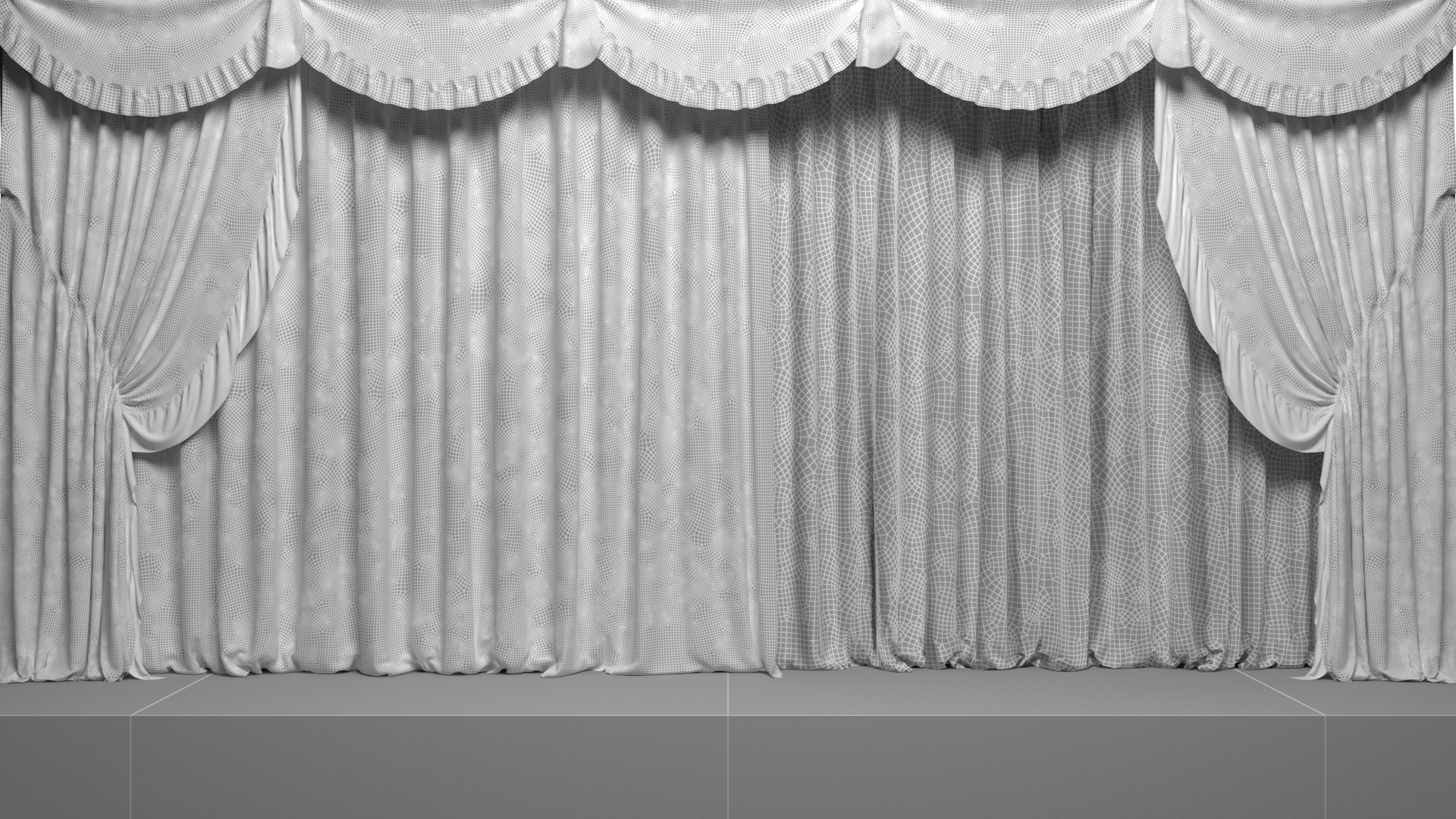 Curtain Animate 3D Model - TurboSquid 1915481