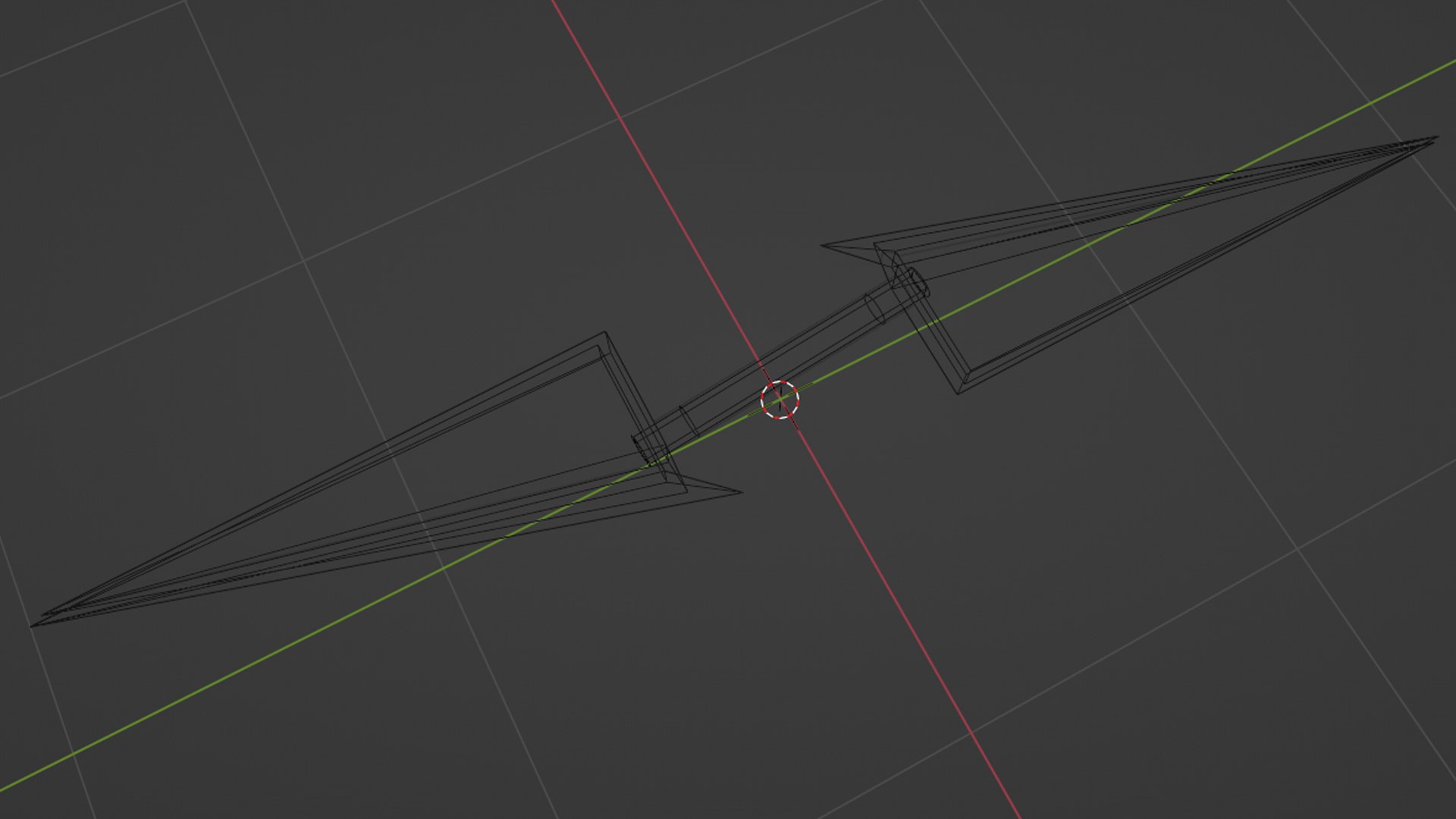 3D model Two edged sword sharp iron black - TurboSquid 1953638