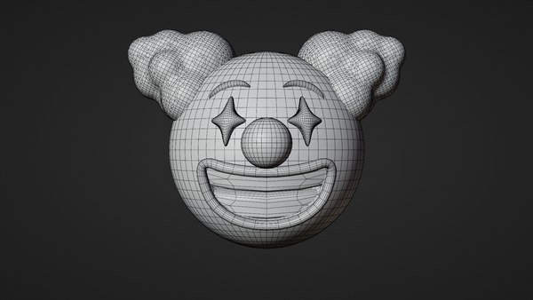 modelo 3d Payaso Circo Emoticon Emoji o Smiley - TurboSquid 2219745