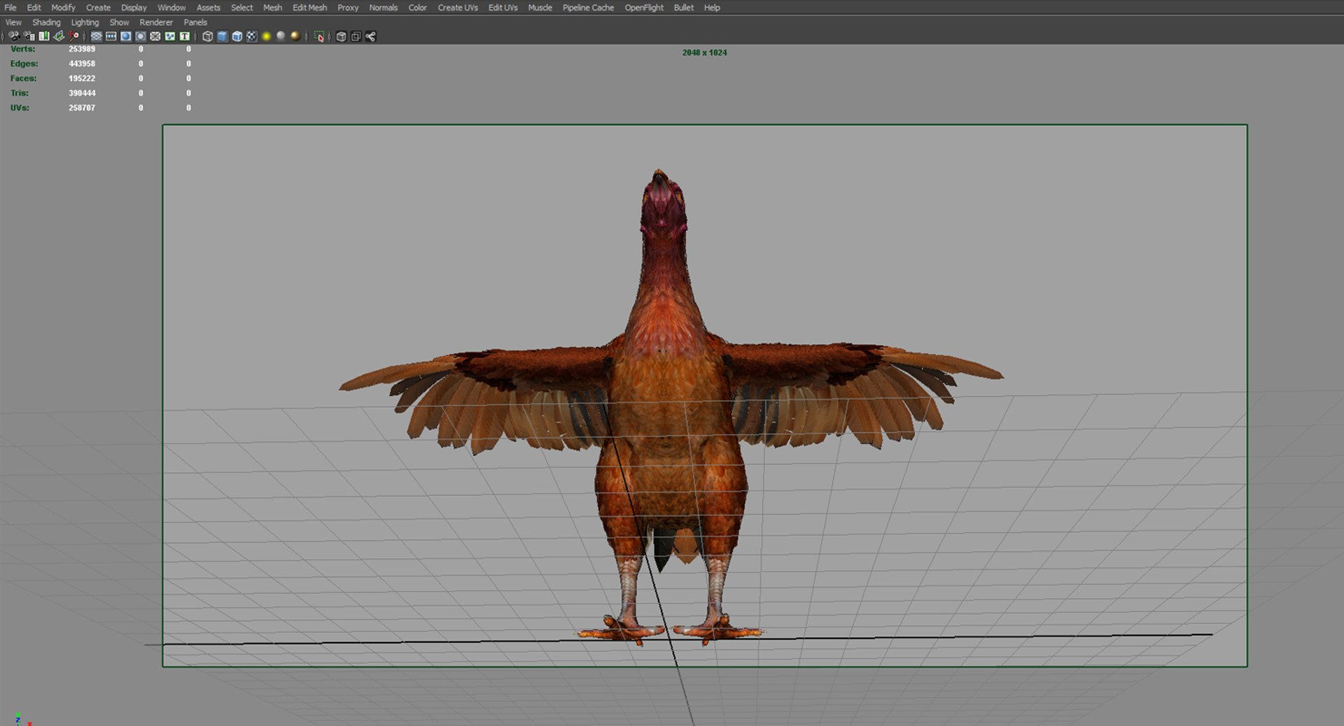 3D hen hi details - TurboSquid 1479894