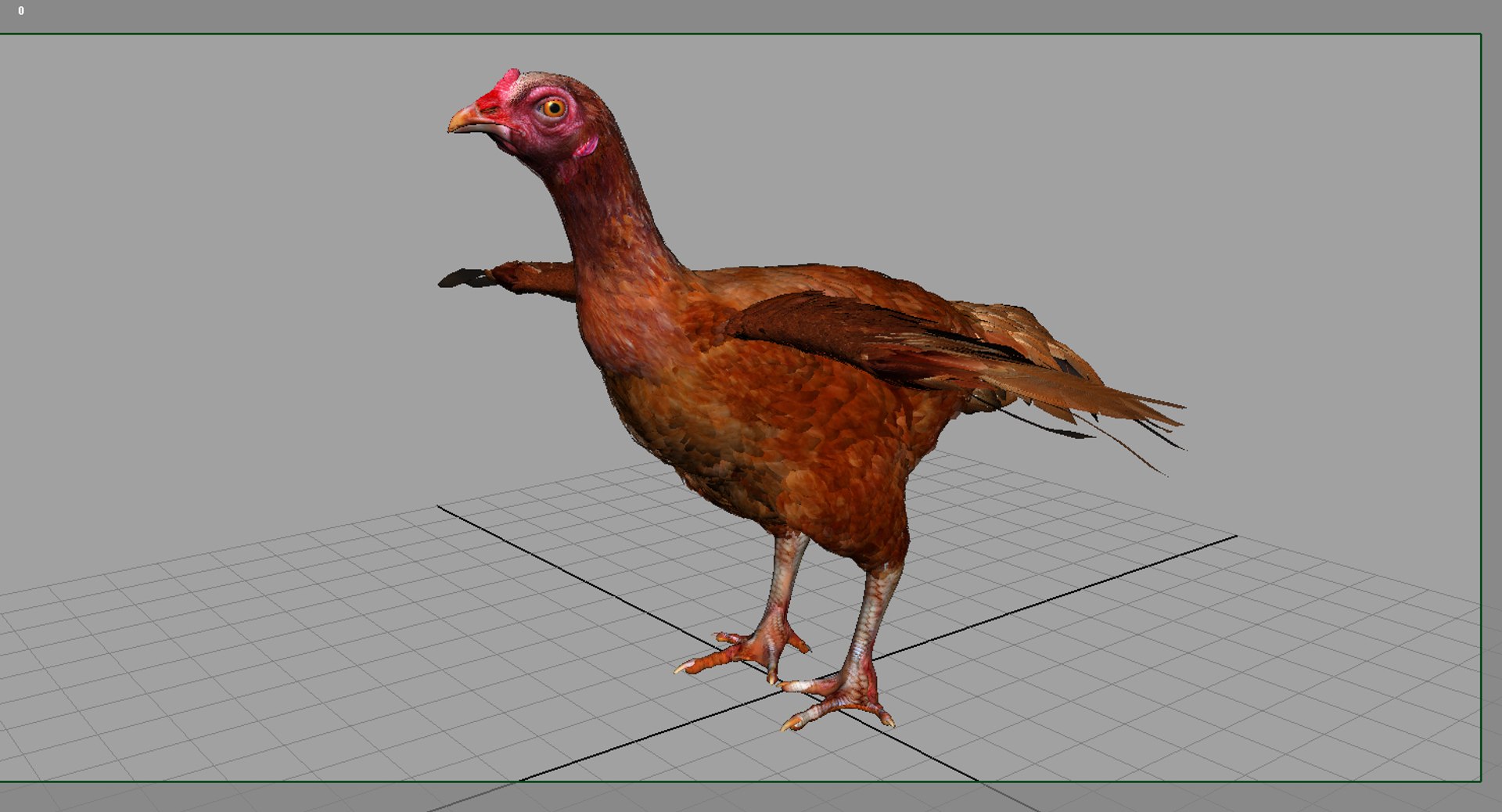 3D hen hi details - TurboSquid 1479894