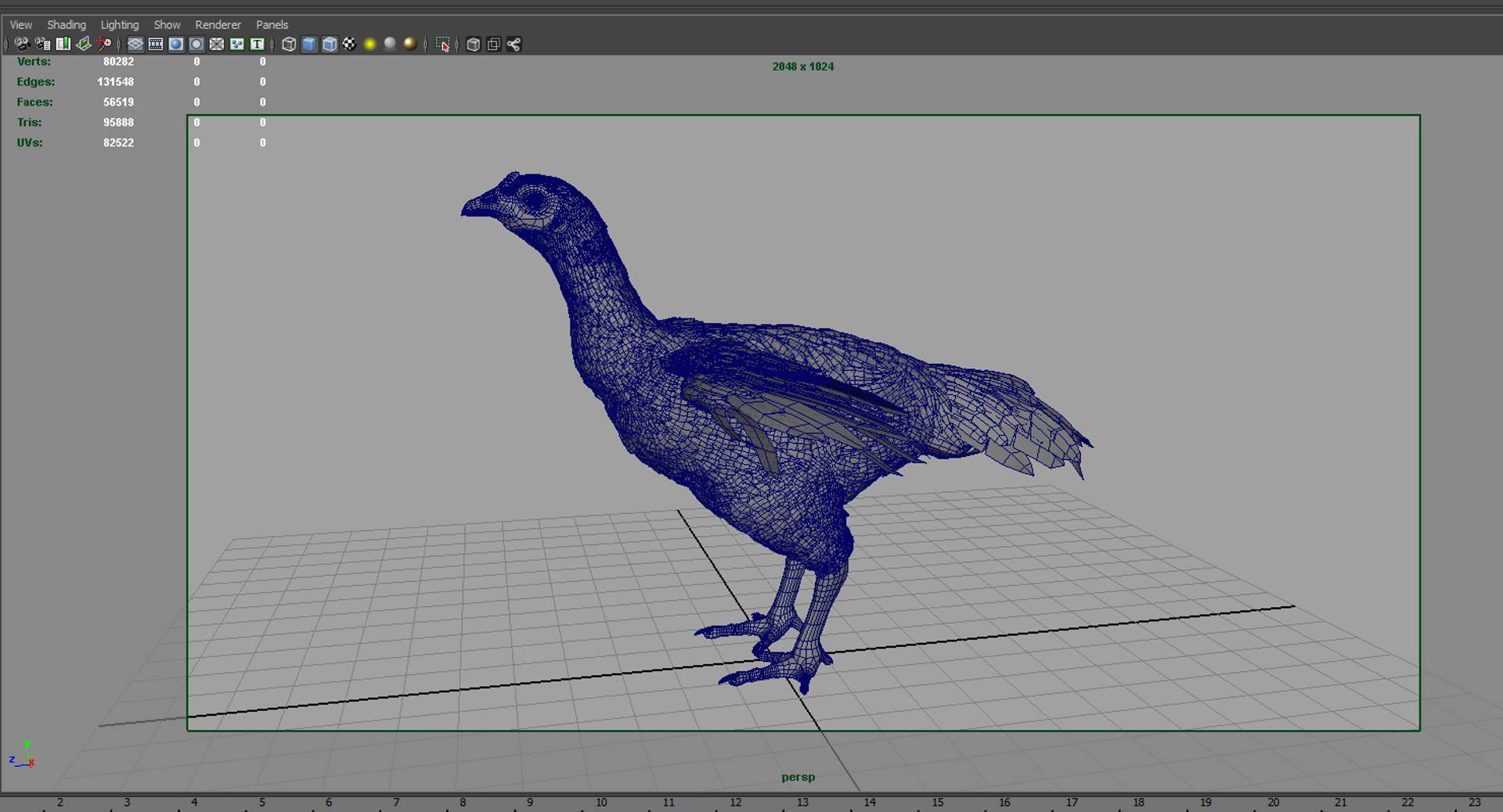 3D hen hi details - TurboSquid 1479894