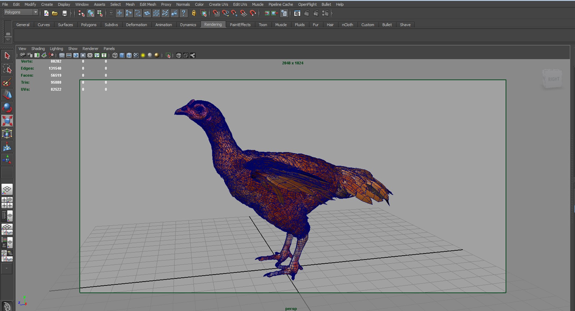 3D hen hi details - TurboSquid 1479894